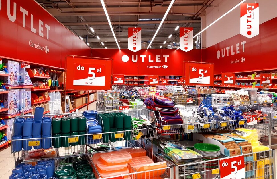 Nowe strefy OUTLET w sklepach Carrefour | Centrum prasowe Carrefour Polska