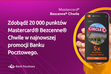 Bank Pocztowy promuje transakcje bezgotówkowe – 875 szt. nagród do zdobycia w ramach Promocji ...