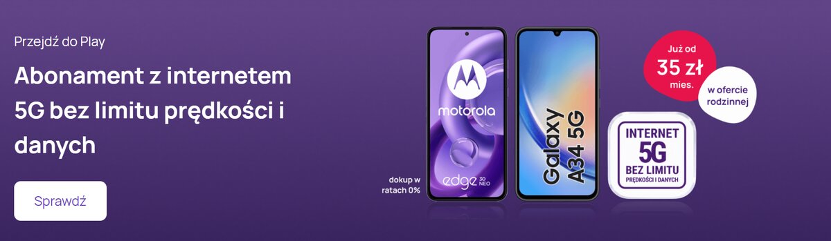 Internet 5G bez limitu prędkości i danych w smartfonie już od 35 zł miesięcznie w ofertach ...