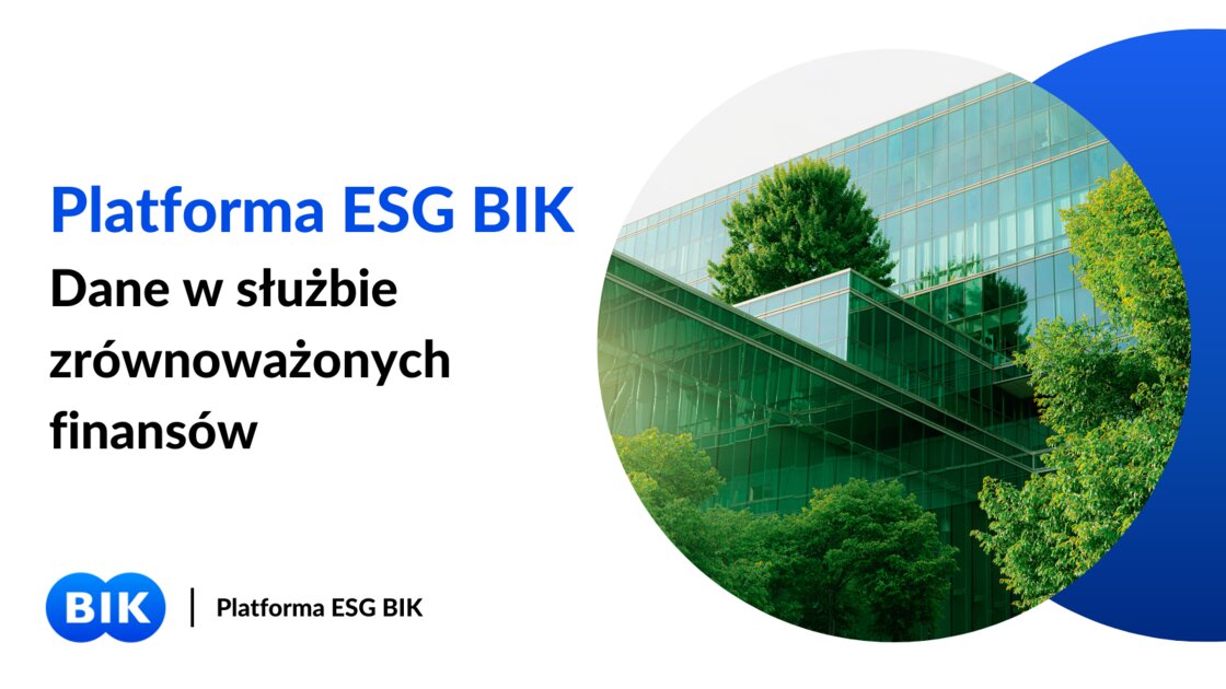Platforma ESG BIK – dane w służbie zrównoważonych finansów