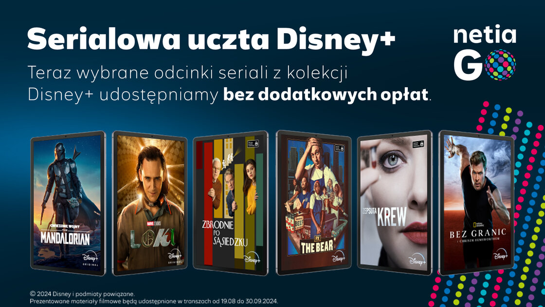 NETIA | Serialowa kolekcja Disney+ w Netii