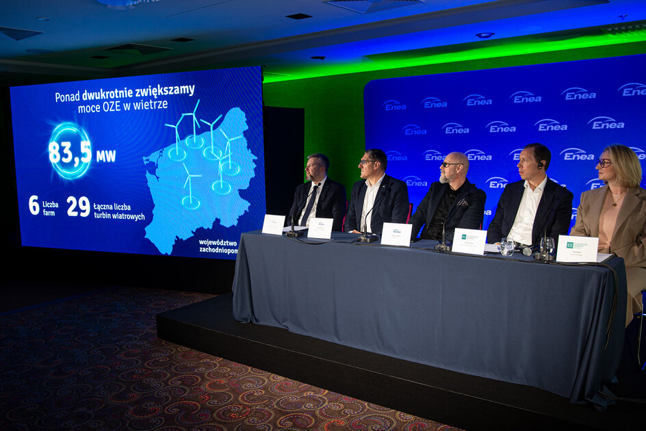 Enea is increasing its RES capacity. It has purchased 6 wind farms with a capacity of 83.5 MW ...