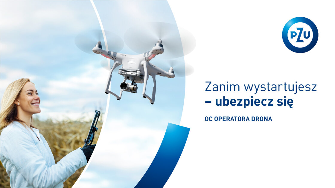 PZU z polisą obowiązkowego OC dla operatorów dronów | Biuro prasowe PZU