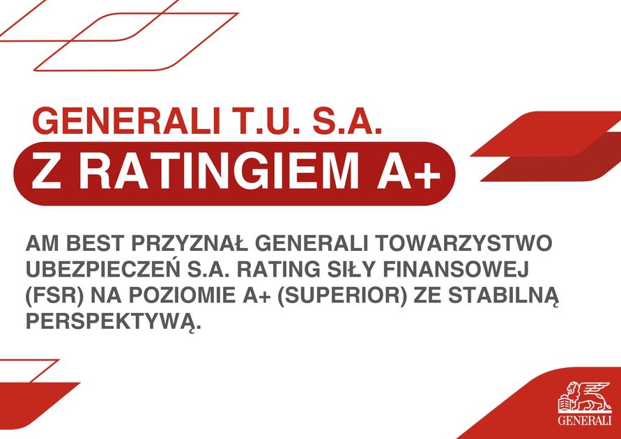 Generali T.U. S.A. z ratingiem A+ | Biuro prasowe Generali